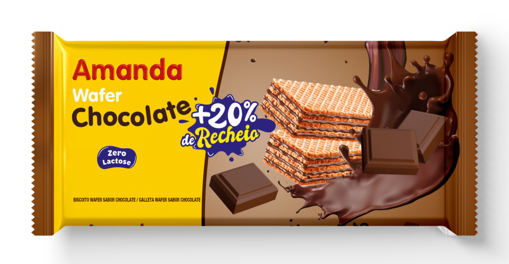 WAFER SABOR CHOCOLATE AMANDA - Belma